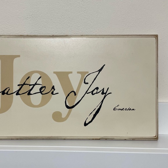Danielson Designs | Accents | Danielson Designs Scatter Joy Wooden Sign ...